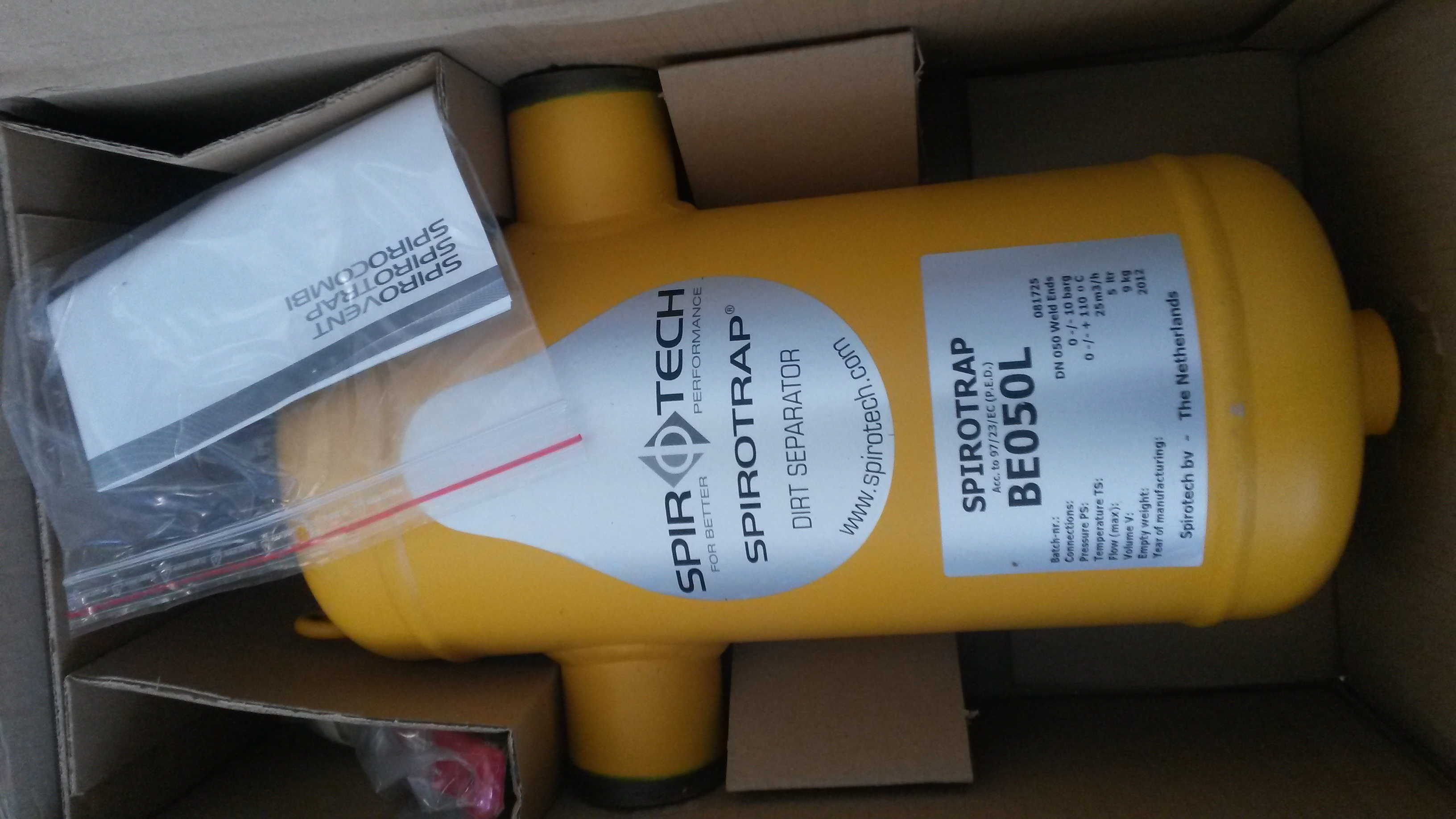 Spirotech odkalovač Spirotrap DN50 standard, přivařovací, PN10 BE050L